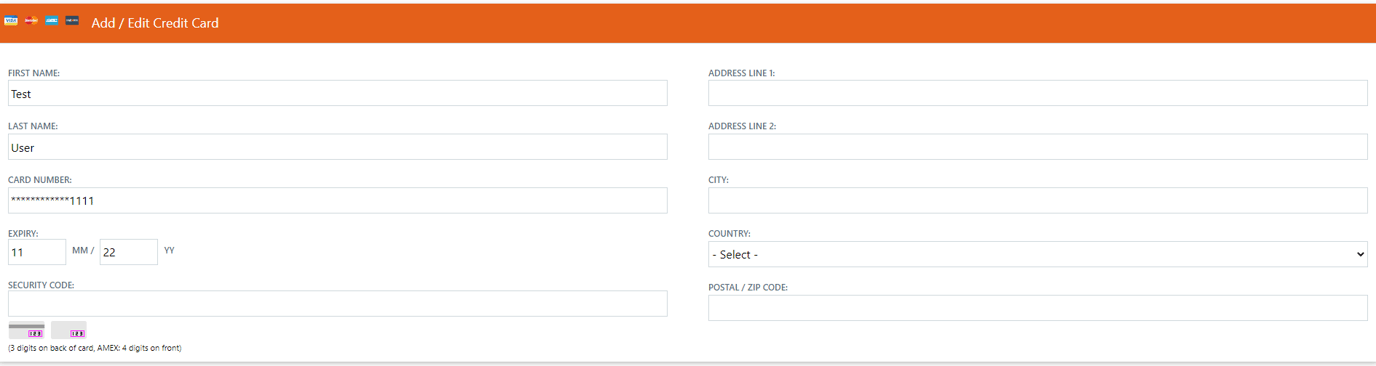 How do I update my credit card or bank information for payments?