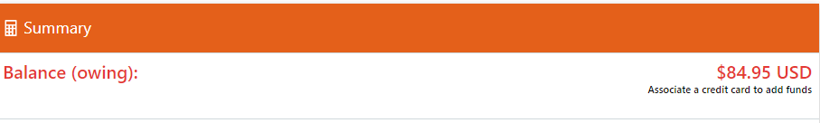 How do I view my account balance?