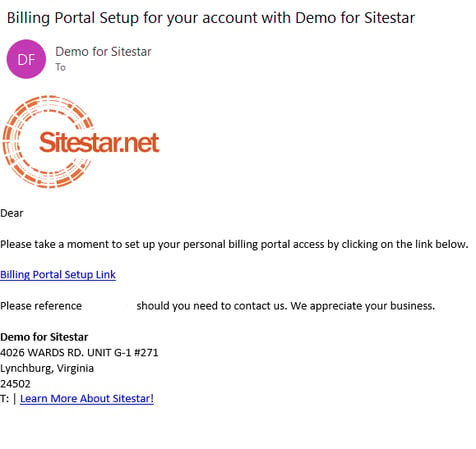 How do I setup my Customer Portal Account?